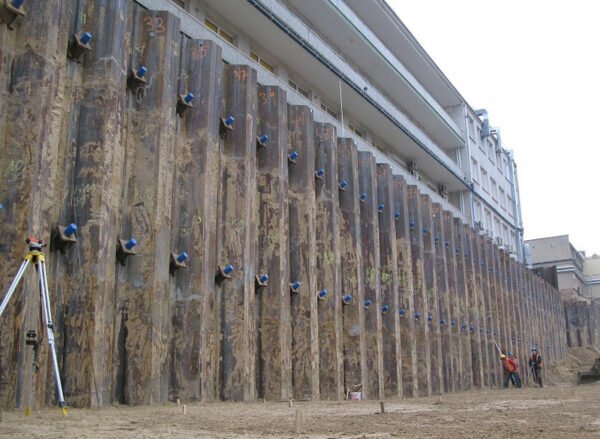 Retaining wall design and its types used on construction