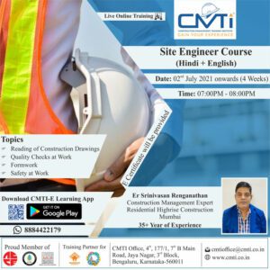 Online Course on Construction and role & responsibilities of Site Engineer