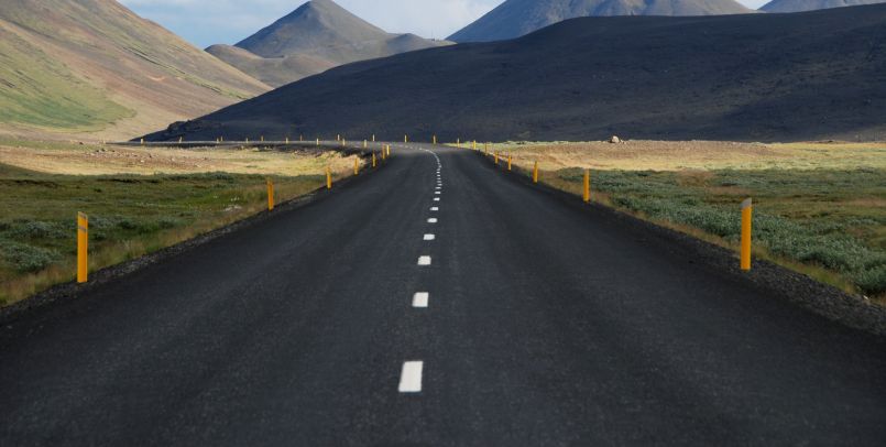 Different types of gradients used on roads