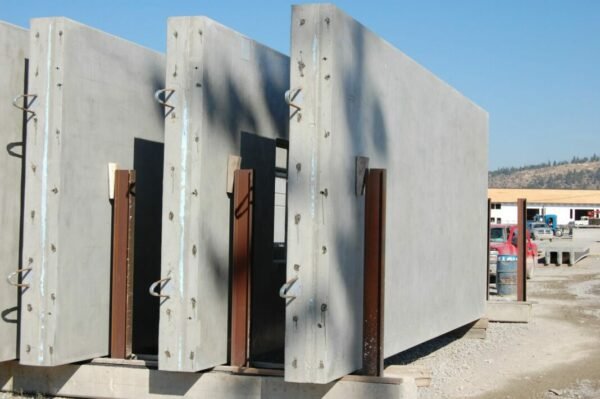 Different components of precast concrete construction