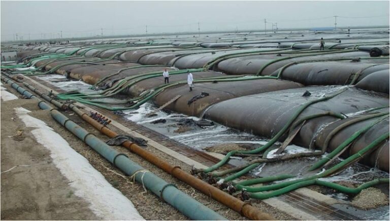 Geotube® Dewatering Technology in Lakes and Ponds