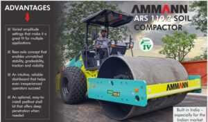 Ammann ARS 110.2 Soil Compactor for multiple applications