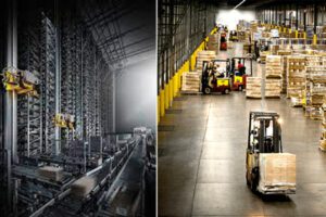 Warehouse storage systems and Material Handling Equipments