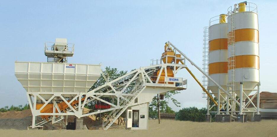 Different types of concrete batching plant models