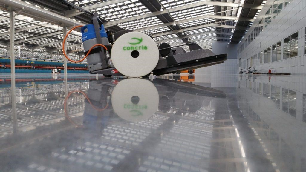 Concria Optimal Slab™ dry shake hardener for industrial floors