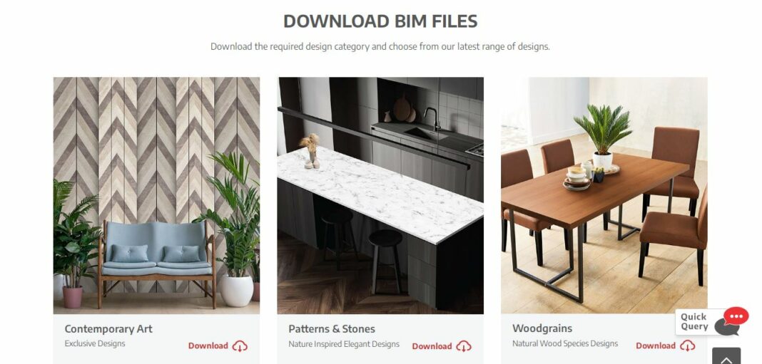 Merino introduces the BIM Catalogue for Architects and Interior designers