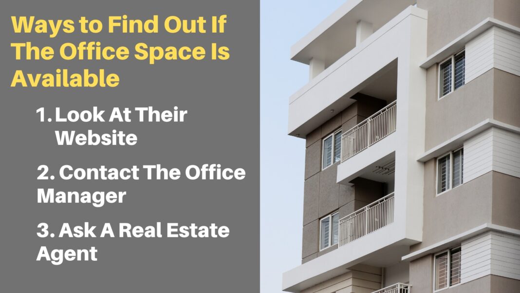 Looking for office space on rent?