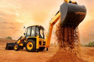 Backhoe loader machines for urban & infra construction