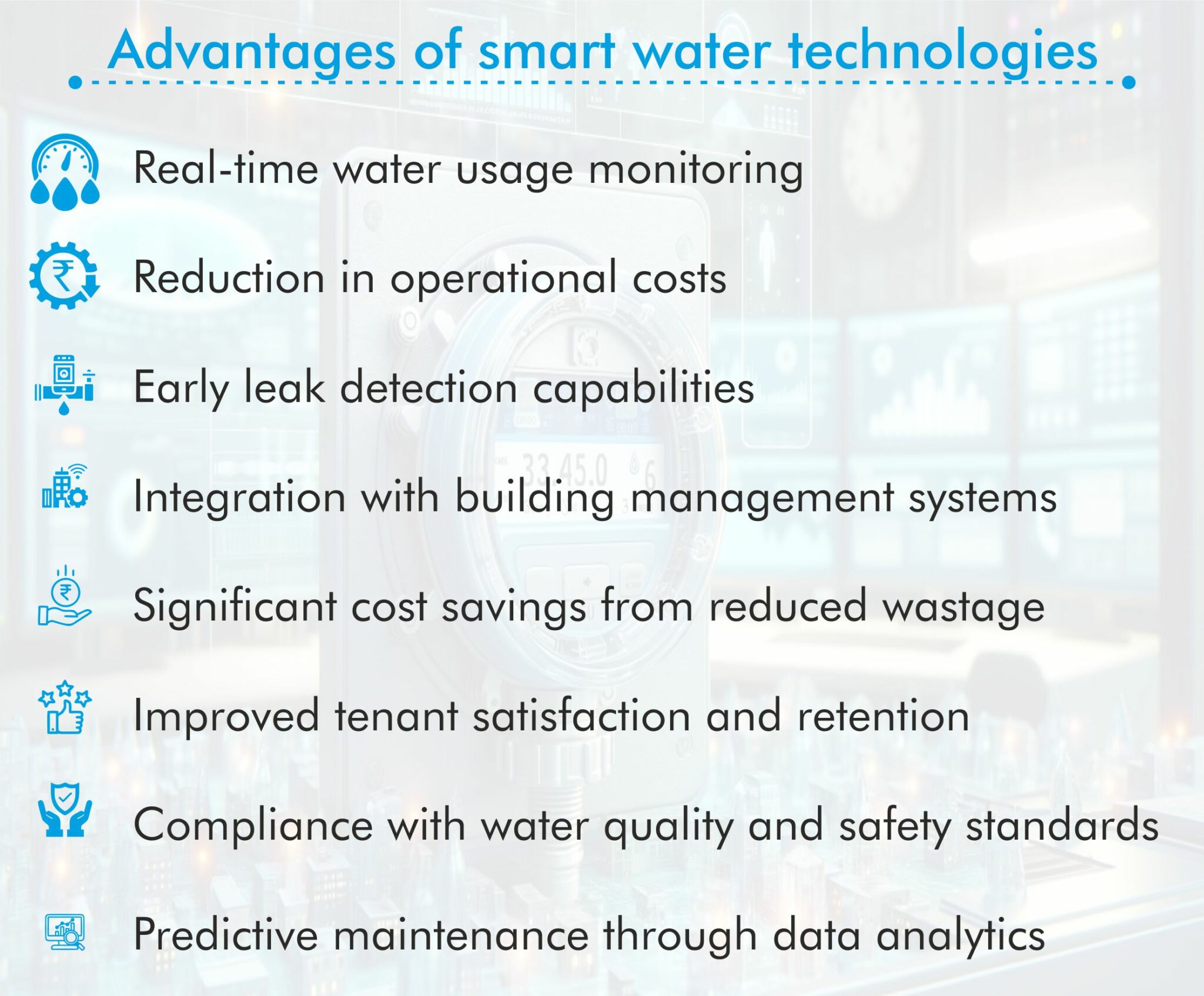 Enhancing Commercial Buildings Efficiency with Smart Water Technologies