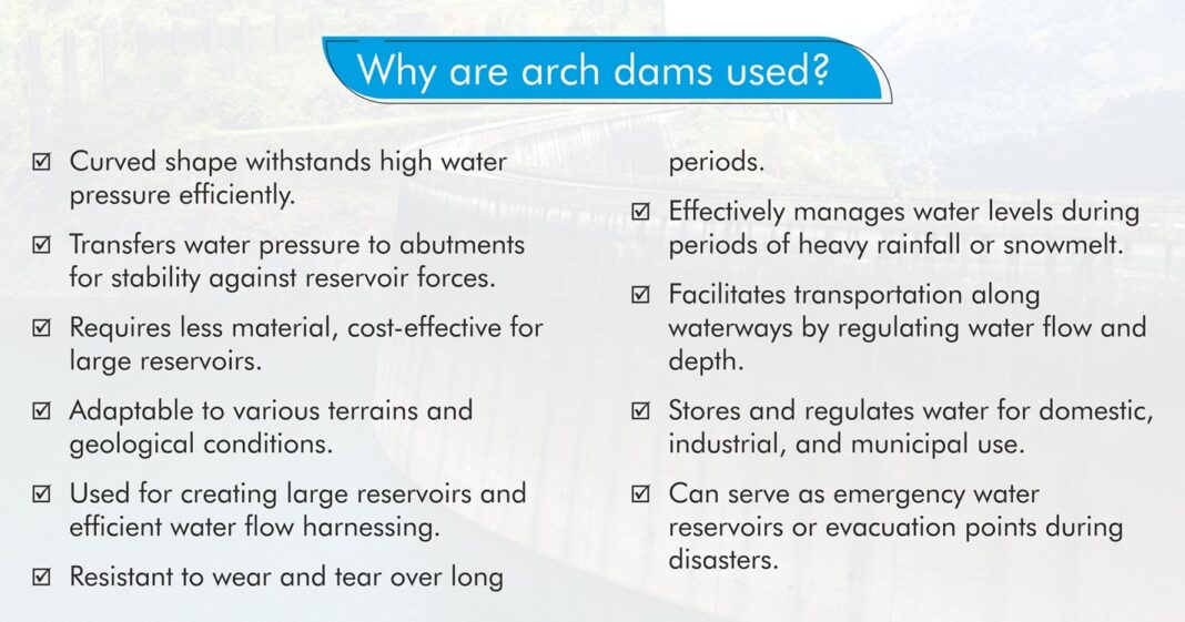 What Makes Arch Dams Unique? How are they constructed?