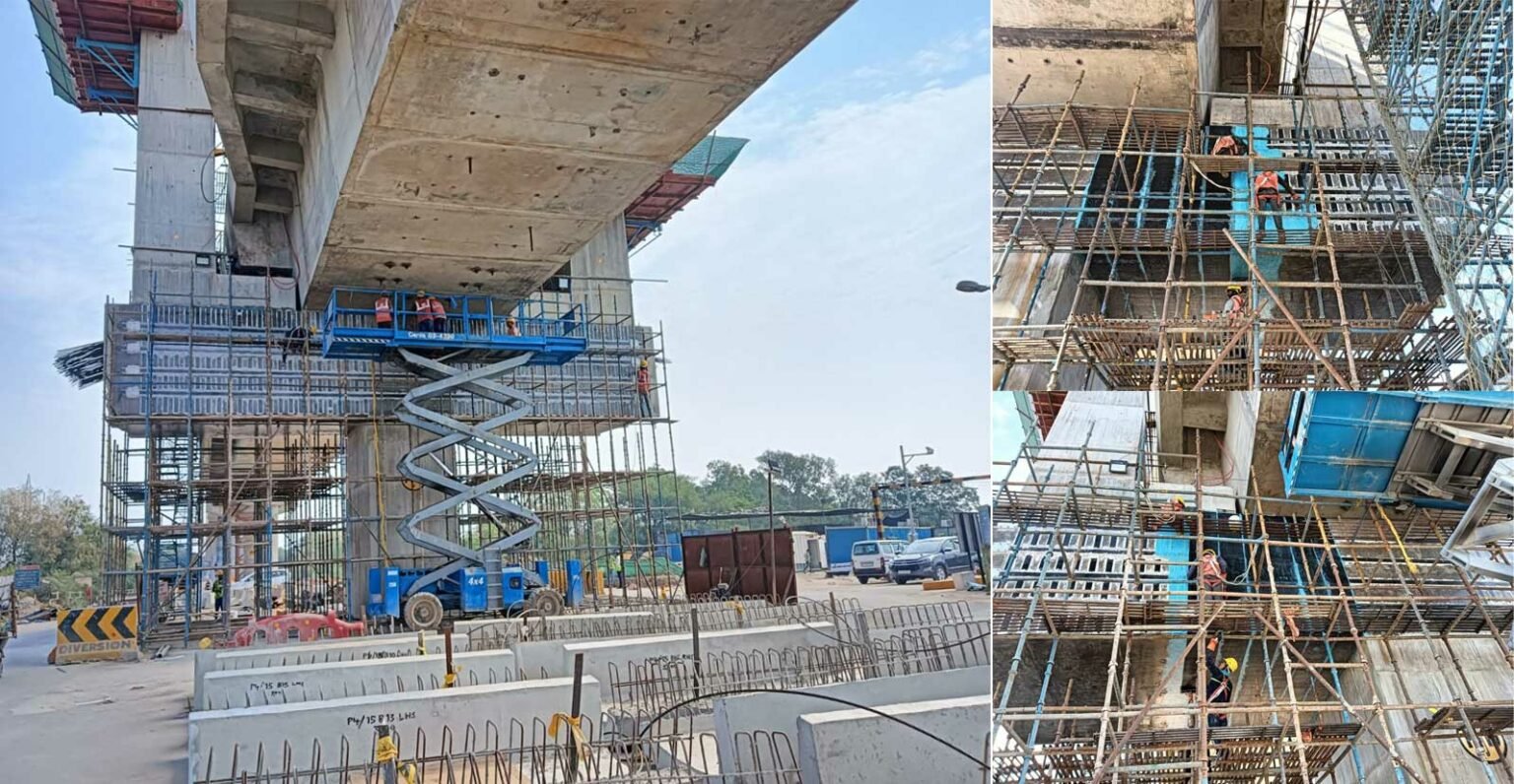 Pier Cap Strengthening of Metro Rail Link with Carbon Fiber Reinforced ...