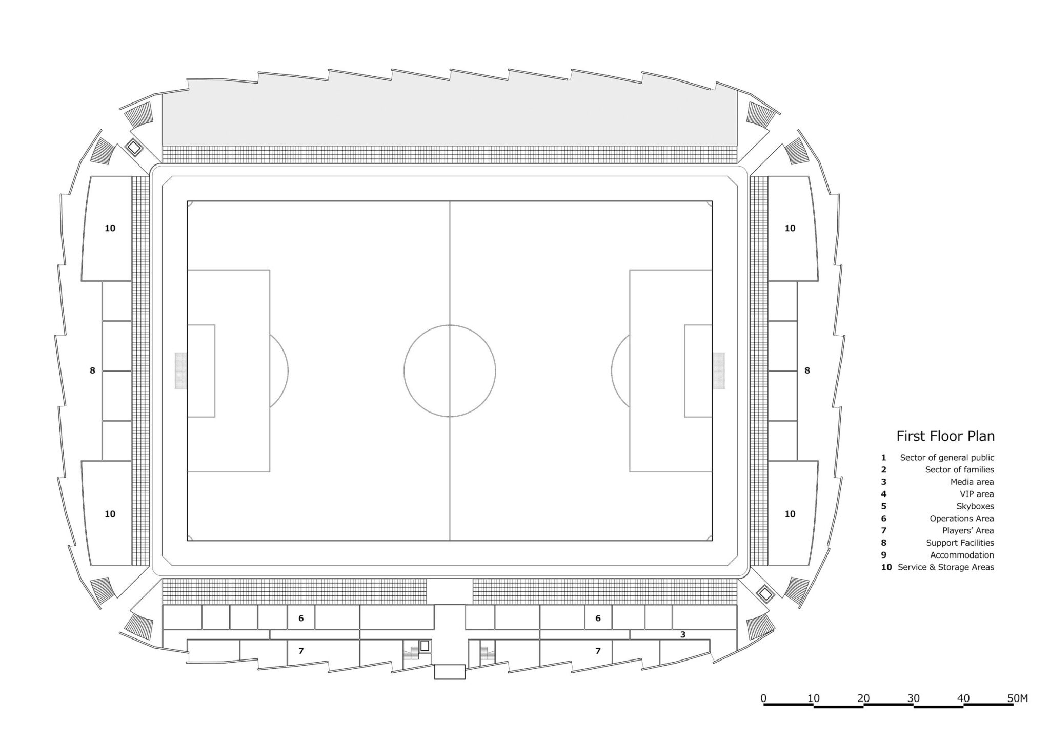 Japan’s First Circular Timber Soccer Stadium Planned