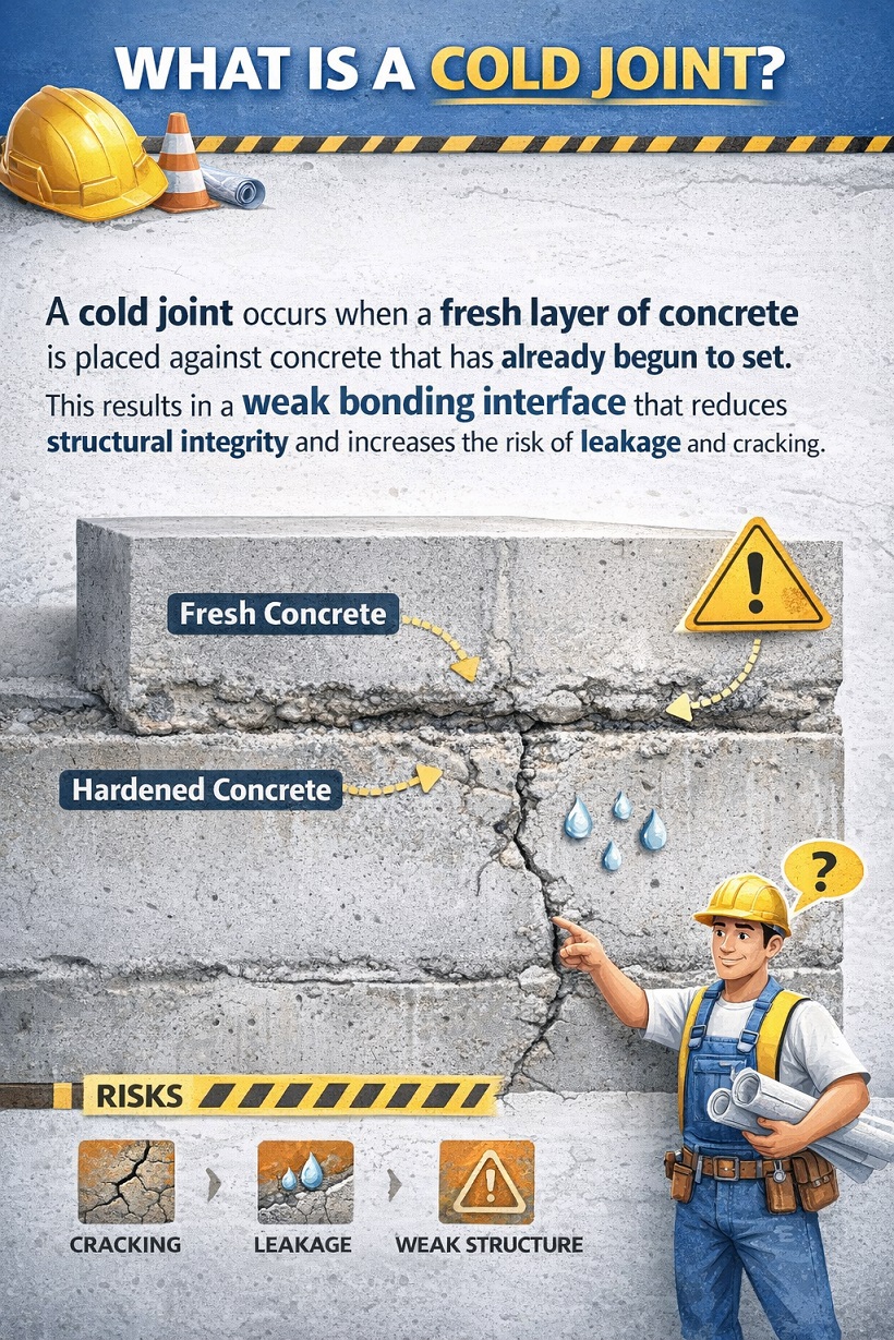 Cold Joint in Concrete: Causes & Prevention