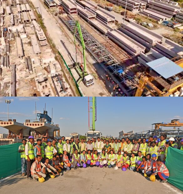 CMRL Completes Final U-Girder Casting for Corridor 5 Phase 2