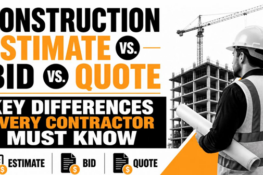 Construction estimate vs. bid vs. quote: key differences every ...